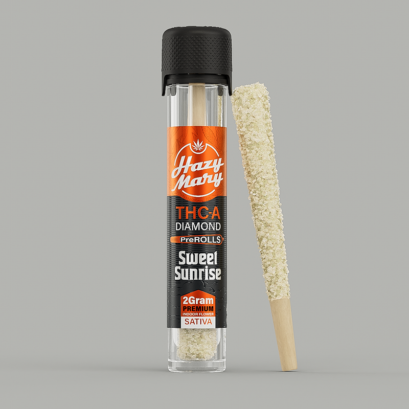 Sweet Sunrise | Sativa | THC-A Diamond Pre-Roll – Hazy Mary
